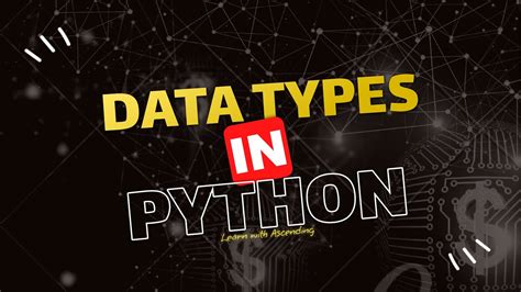 Data Types In Python Python In Tamil Python Tutorials For Beginners