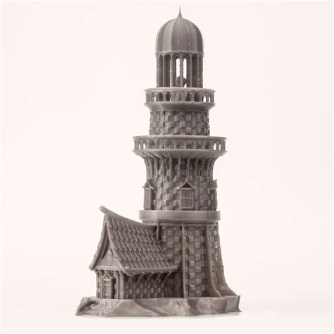 Stl File Medieval Lighthouse・3d Printer Model To Download・cults