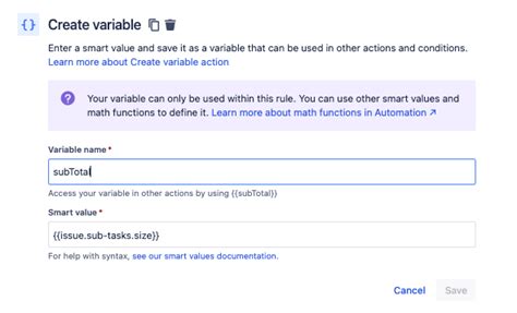 Automation Rule To Get The Count Of Subtasks That Are In Done Status