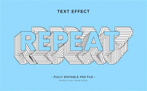 premium psd duplicate text effect