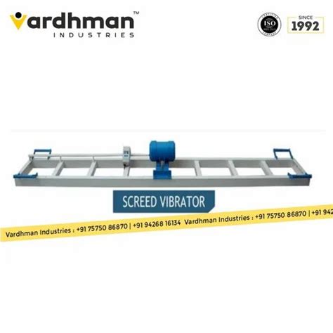 Electric Shutter Double Beam Screed Vibrator At Rs 25000 Construction Machinery In Rajkot Id