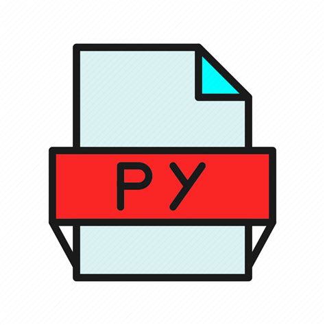 Format Py File Document Icon Download On Iconfinder