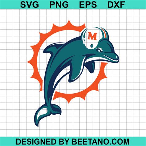 Miami Dolphins Svg Dolphins Football Team Svg Miami Dolphins Logo Svg