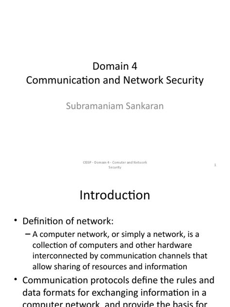 Cissp Domain 4 Communication And Network Pdf Internet Protocol Suite Computer Network