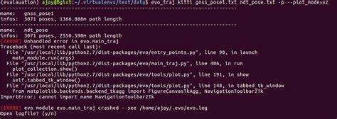 ImportError Cannot Import Name NavigationToolbar Tk Issue MichaelGrupp Evo GitHub