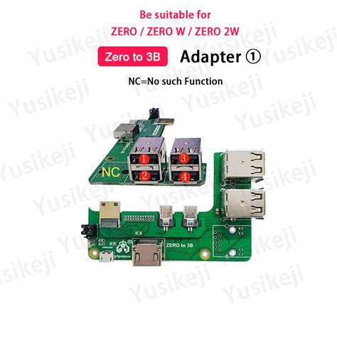 Raspberry Pi Zero Naar Raspberry Pi 3B 4B 5 Adapte Grandado