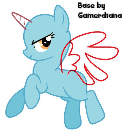 Mlp Evil Pony Base By Gamerdiana On Deviantart