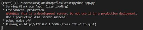 How To Run A Flask Application Geeksforgeeks