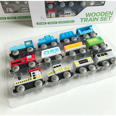 Jual Mainan Kayu Cucu Wooden Train Set Shopee Indonesia