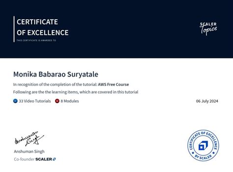 Aws Cloudcomputing Scaler Certification Learning Awsfreecourse