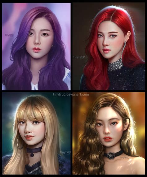 Blackpink Fanart Jisoo Rose Lisa Jennie By Tinytruc On Deviantart