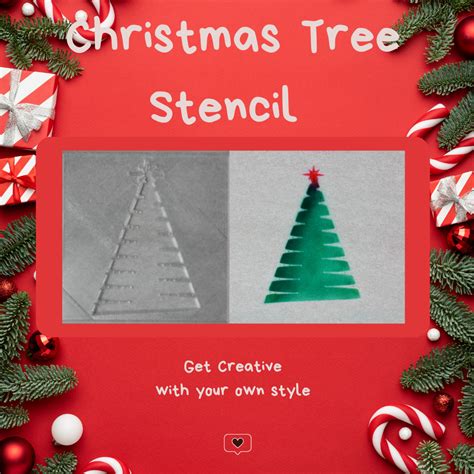 Christmas Tree Stencil
