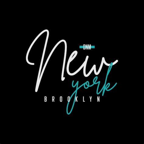 Nyc 뉴욕시 타이포그래피 티셔츠 인용문 및 의류 디자인 프리미엄 벡터