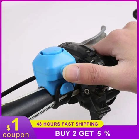 자전거 전자 시끄러운 경적 벨 산악 자전거 경고 안전 죽은 플라이 도로 접는 자전거 전기 경적 컬러 벨 Aliexpress