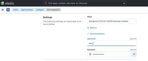 Postgres Integration Fleet Beats Discuss The Elastic Stack