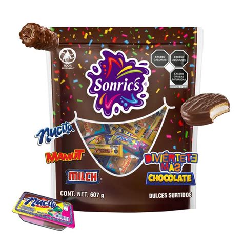 Sonrics Paquete Chocolate 607 Gr Paquete Chocolate H E B México
