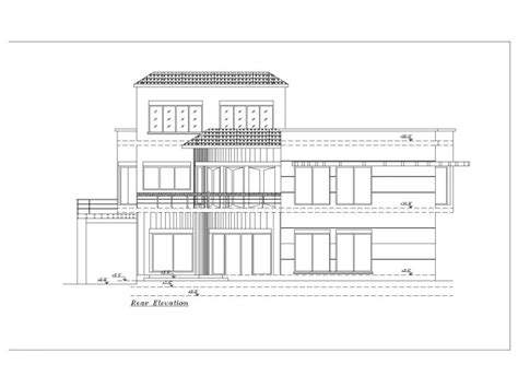 Residence Building 2d Elevation Dwg 32 Thousands Of Free Autocad Drawings