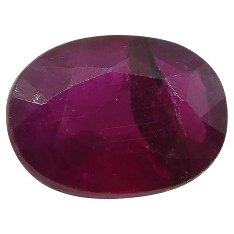 0 71 Ct Oval Ruby Burma For Sale At 1stdibs