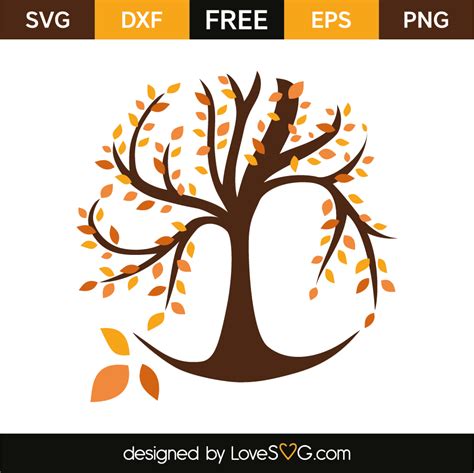 Autumn Tree Lovesvg Com