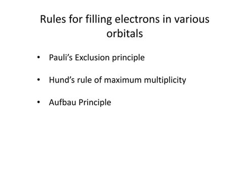 Electronic Configuration Ppt
