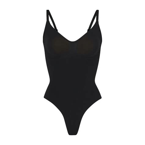 Bodysuits Long Sleeve Mock Neck And Thong Bodysuits Skims