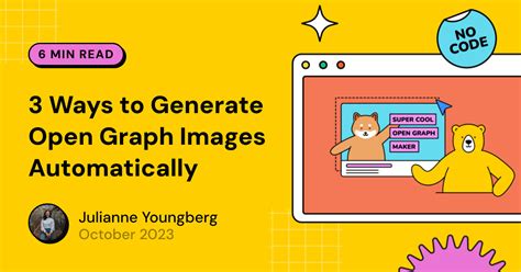 3 Ways To Generate Open Graph Images Automatically Bannerbear