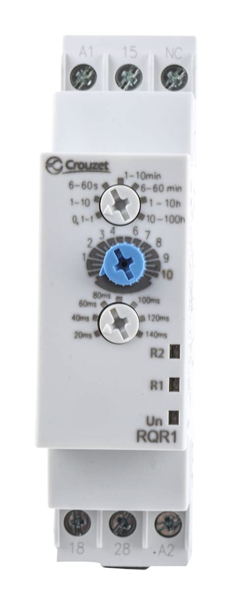 Crouzet Crouzet DIN Rail Multi Function Timer Relay V Dc V Ac S