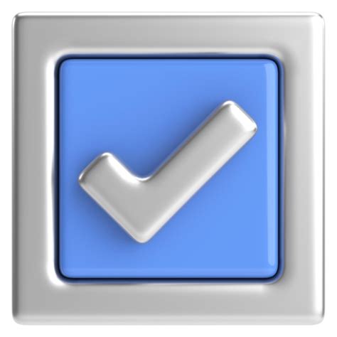 Premium Photo 3d Checkbox Check Mark 3d Illustration
