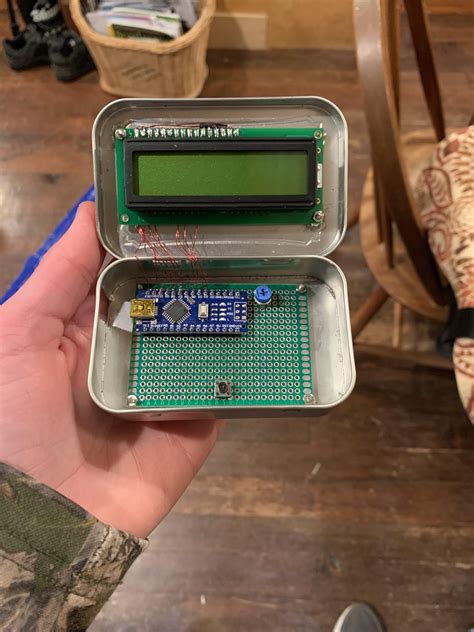 Why Not Put An Arduino Nano And An Lcd In An Altoids Tin R Arduino