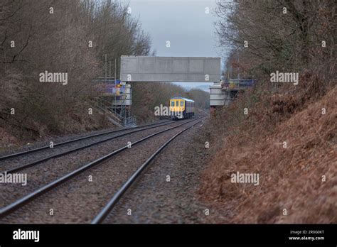 Northern Rail Class 769 Bi Mode Flex Train Passing Westhoughton While
