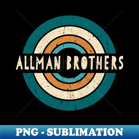 Retro Styles Allman Name Birthday 70s 80s 90s Circle Elega Inspire