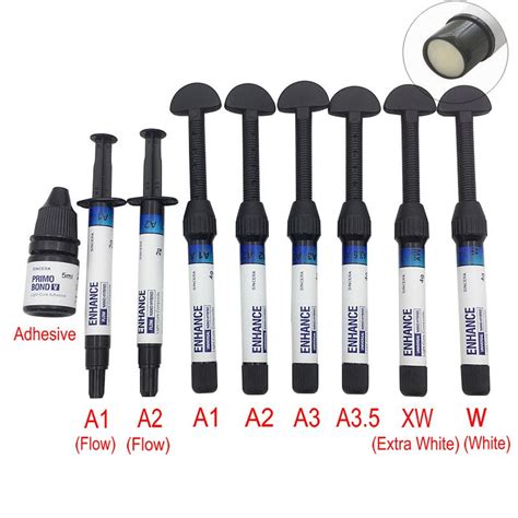 Dental Light Cure Enhance Composite Universal Nano Hybrid Flowable Composite 5ml Total Etch