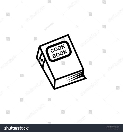 Cookbook Icon Linear Style Cookbook Symbol Stock Vector Royalty Free Shutterstock