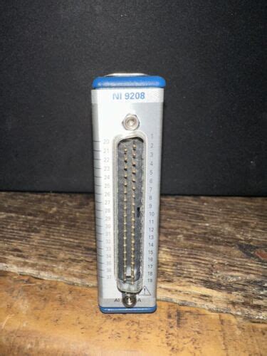 National Instruments Ni 9208 Cdaq Analog Current Input Module Ebay