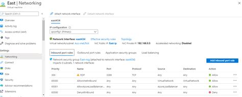 i am not able to communicate vm between two subnets under same resource