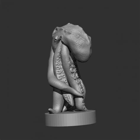 3d Printable Octopus Idol By Iron Heart