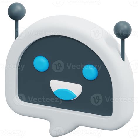 chatbot 3d render icon illustration 12628410 png