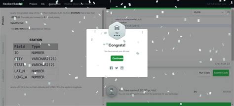 Video Earned 4th Star On Hackerrank For Sql Skills Harsh Gupta