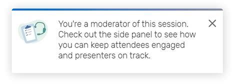 Preparing To Moderate Sessions For Attendee Hub