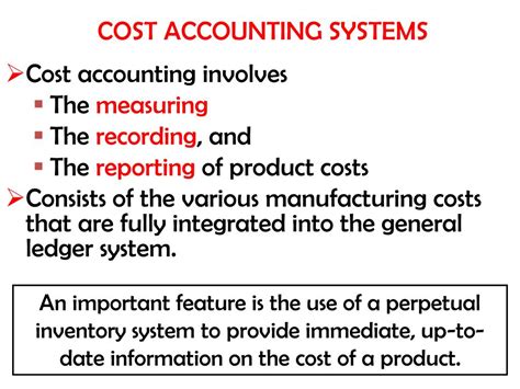 PPT - COST ACCOUNTING SYSTEMS PowerPoint Presentation, free download - ID:6703581