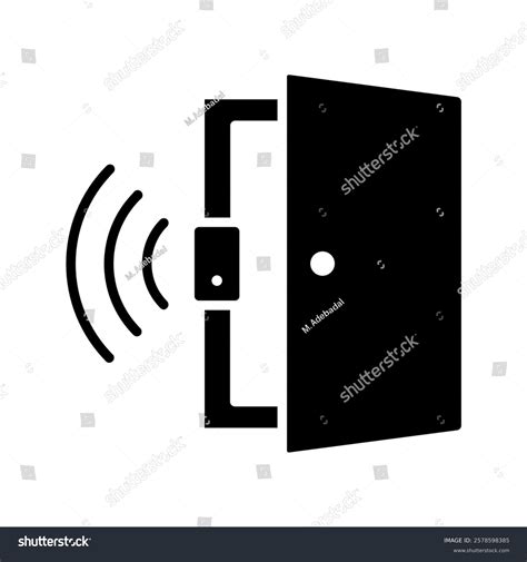 Door Sensor Icon Color Editable Stock Vector Royalty Free 2578598385