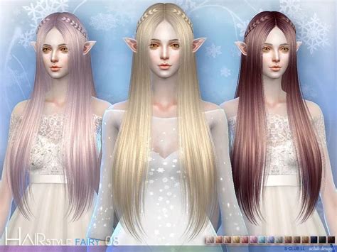 Sclub Ts4 Hair Fairy N8 The Sims 4 Catalog Fairy Hair Sims Hair