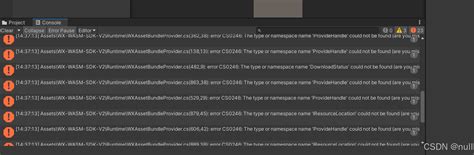 Unity Webgl项目问题记录wxassetbundle Csdn博客