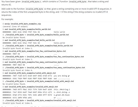Solved You Have Been Given Invalidutf8bytec Which