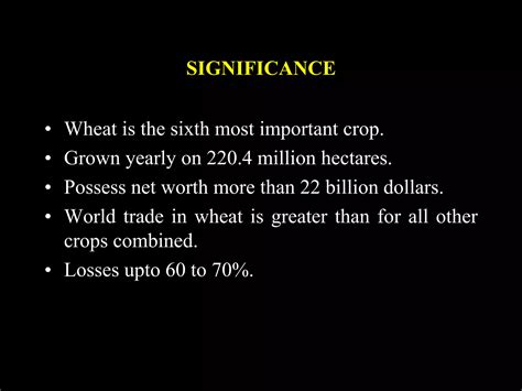 Black Stem Rust Of Wheat PPTX