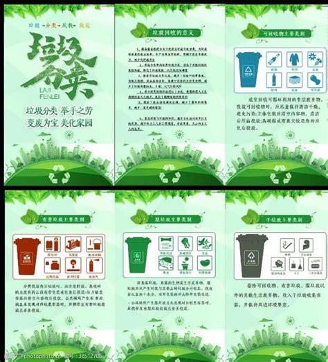 垃圾分类标志海报设计 第 页 图行天下素材网