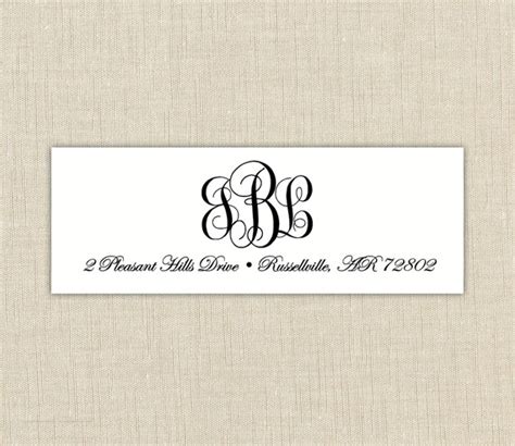 Return Address Labels Return Address Stickers Return