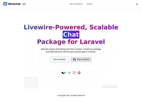 Livewire Laravel Chat Package