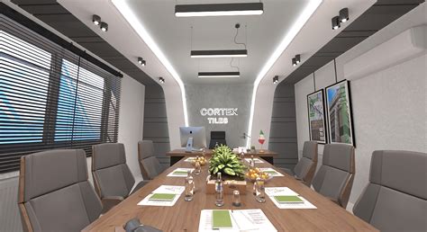 نمونه کار طراحی داخلی دفتر کار به سبک مدرن