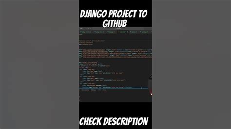 Push Django Project To Github In 60 Seconds Djangodevelopment Djangotutorial Chatgpt Code